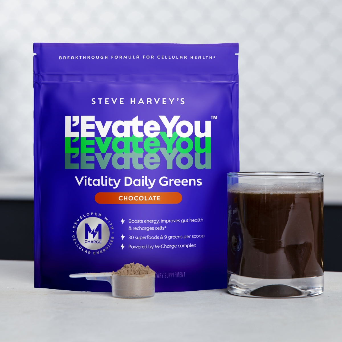 Vitality Daily Chocolate Greens Powder - L'Evate You